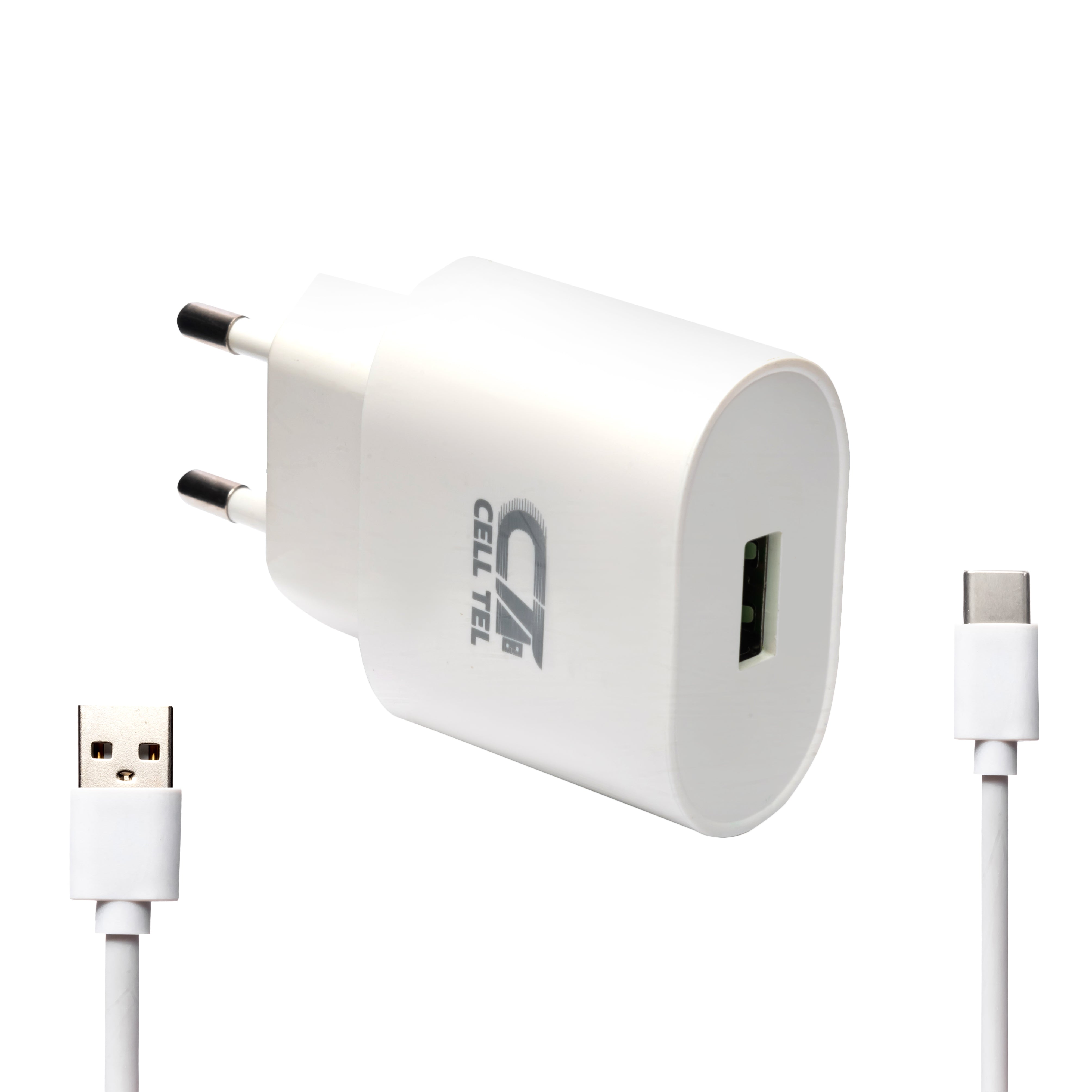 Cell Tel Type-C Quick Charger Set, 20 Watt - Turbo 5 – Electronic House