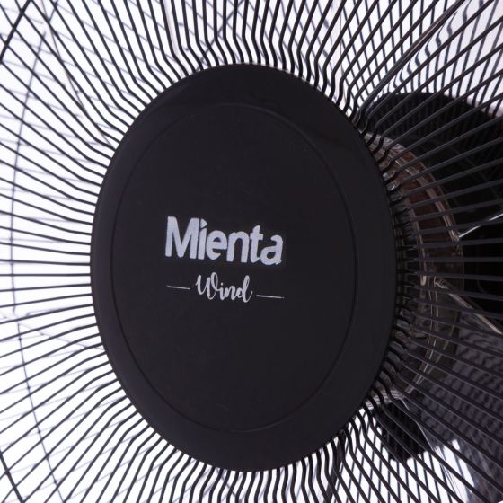 Mienta Wind Wall Fan, 18 Inch, with Remote Control, Black- WF50238A ...
